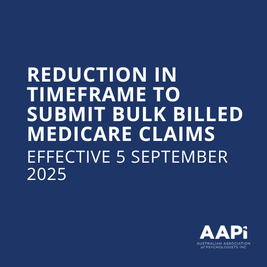 Reduction in timeframe to submit bulk billed Medicare claims