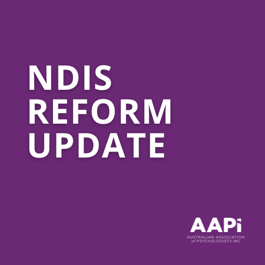 NDIS Reform Update